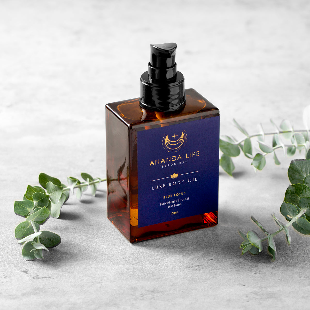 Ananda Life Luxe Body Oil BLUE LOTUS – Ananda Life Byron Bay