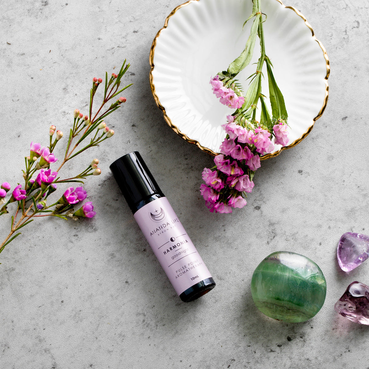 Ananda Life Aromatherapy HARMONIA - Goodnight Essential oil Perfume ro ...